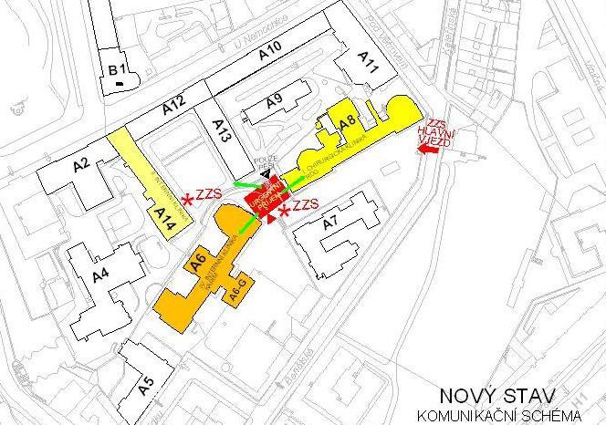 mapa areálu vfn - Zdravotnický deník