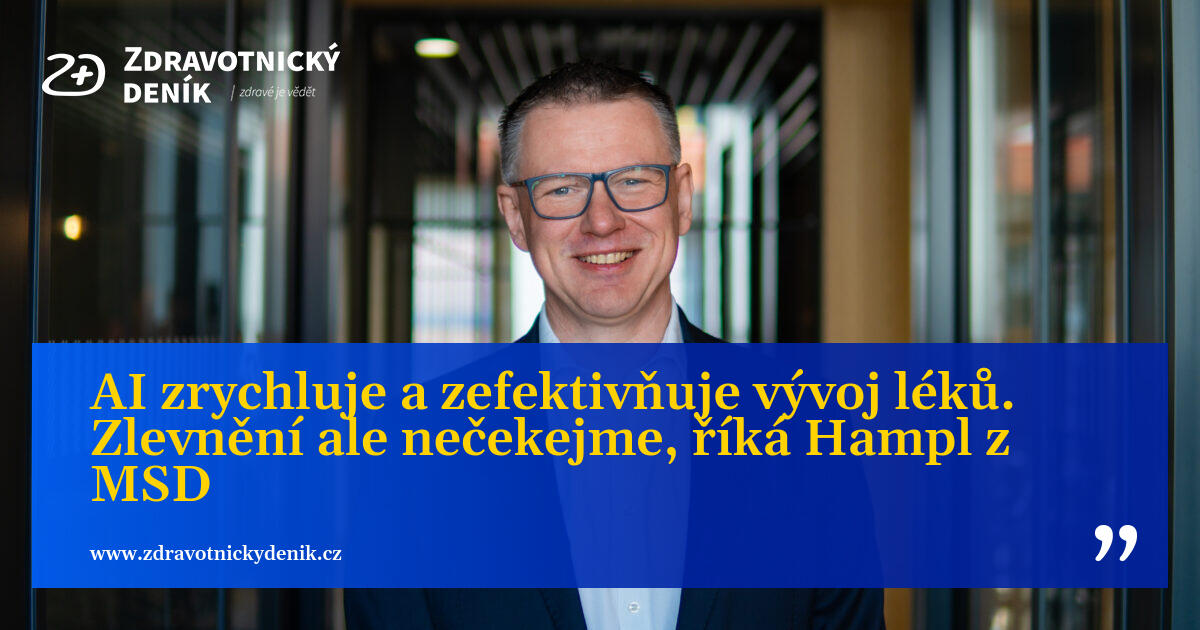 AI zrychluje a zefektivňuje vývoj léků. Zlevnění ale nečekejme, říká ...