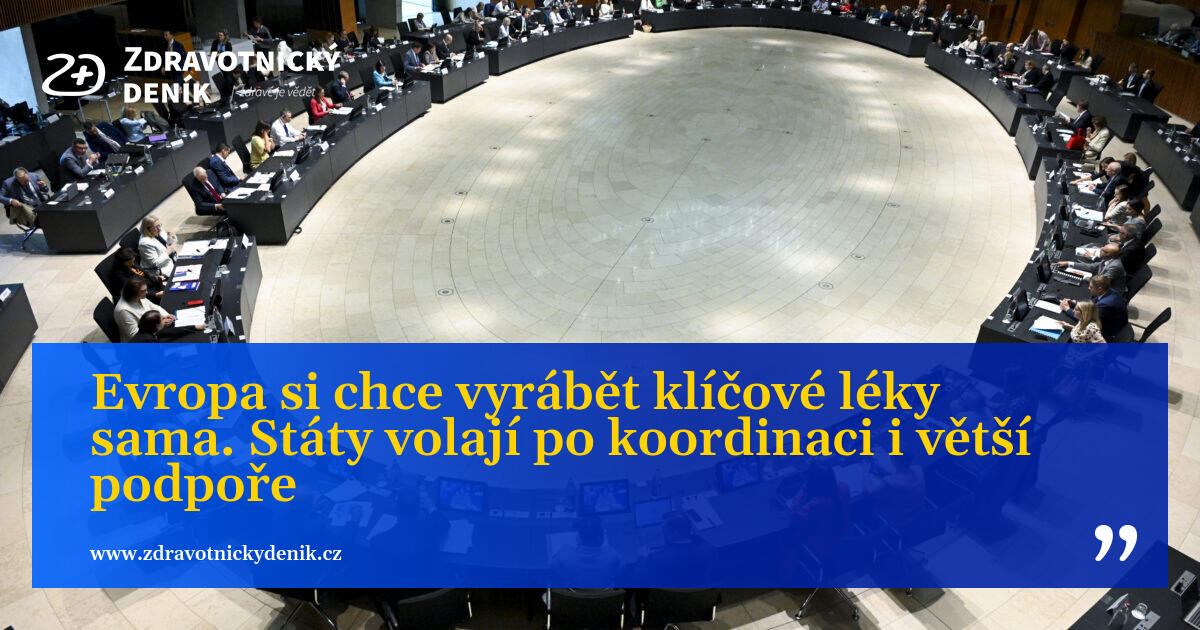 Evropa si chce vyrábět klíčové léky sama. Státy volají po koordinaci i ...