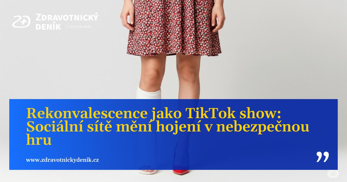 Rekonvalescence jako TikTok show: Sociální sítě mění hojení v ...