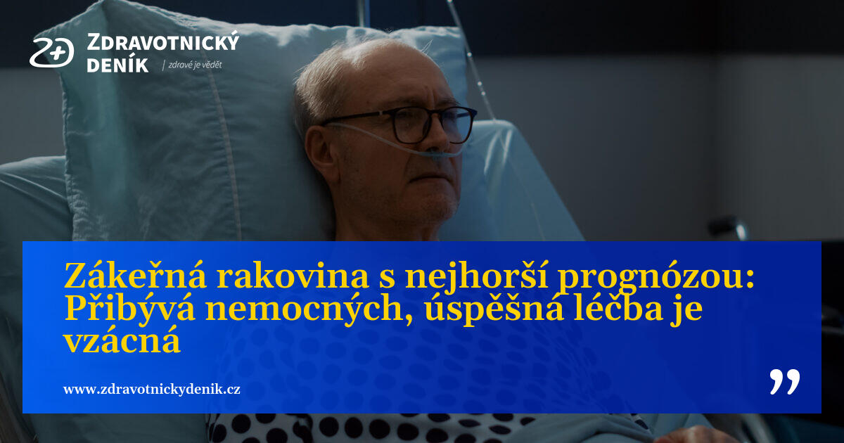 Zákeřná rakovina s nejhorší prognózou: Přibývá nemocných, úspěšná léčba ...